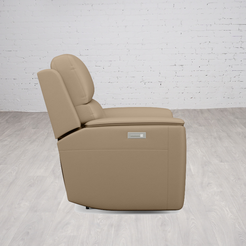 Henry Power Recliner with Power Headrest and Lumbar - Doerr Furniture